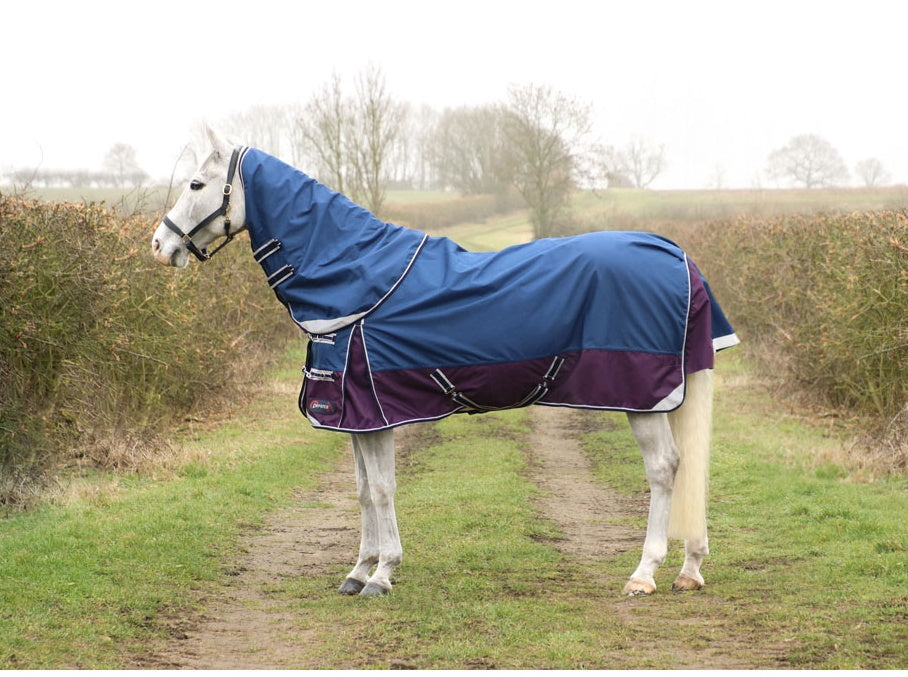 Hy DefenceX System 0g Turnout Rug with Detachable Neck - Premier Equestrian