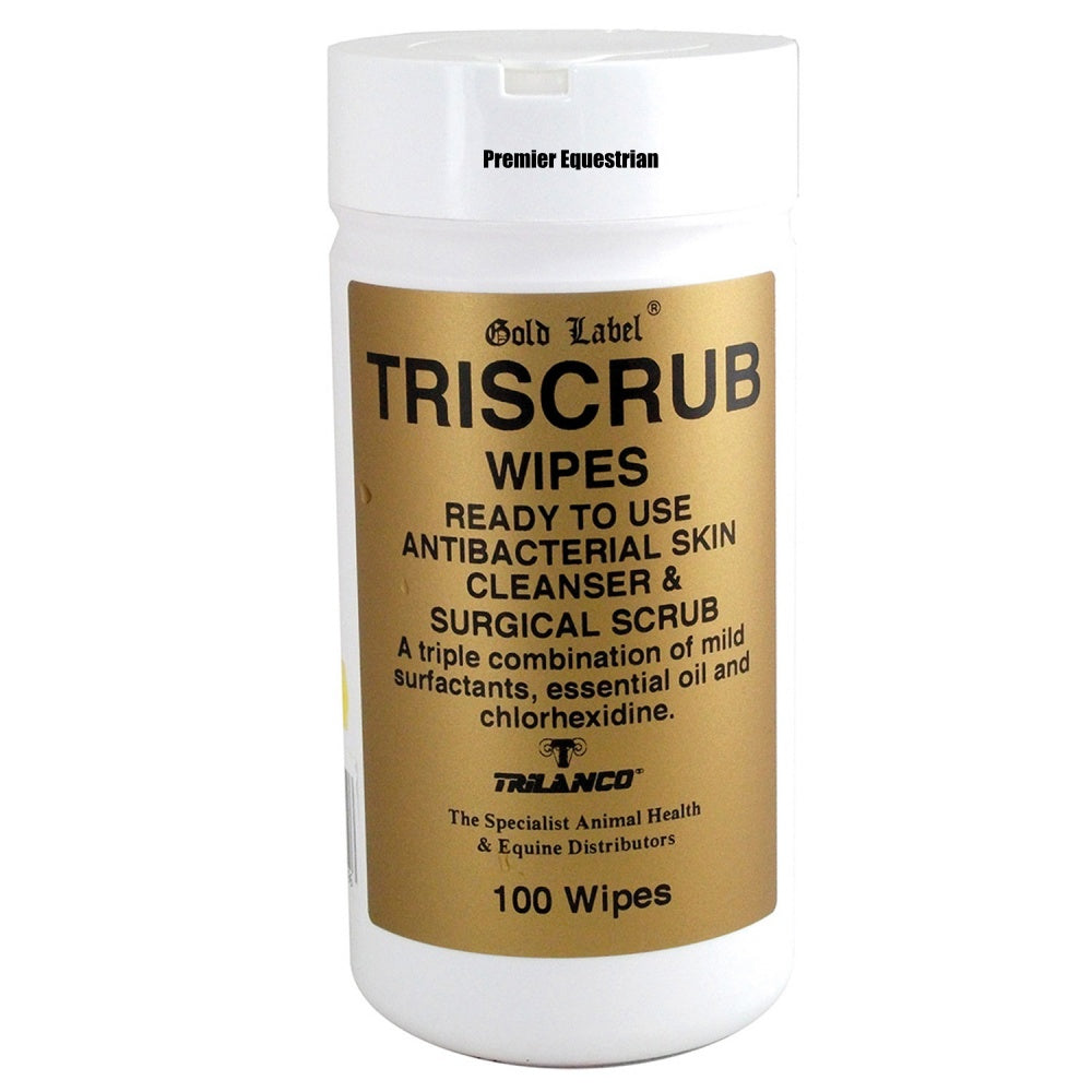 Gold Label Triscrub Wipes - Premier Equestrian